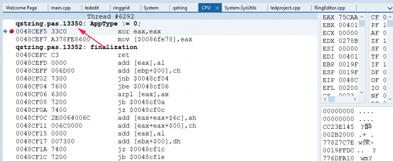 [教程]如果在 Delphi /C++ Builder 中调试单元初始化时的错误 – QDAC 官方网站